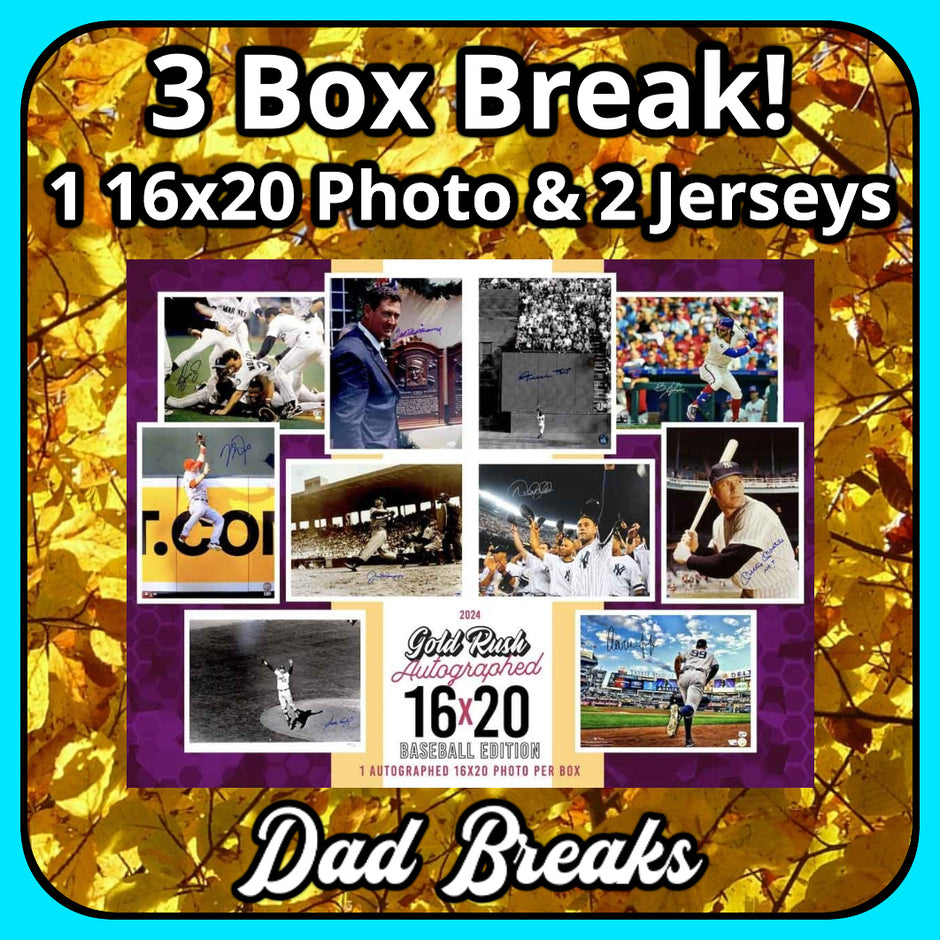Dad Breaks Presents Live Autographed Sports Memorabilia Box Breaks ...