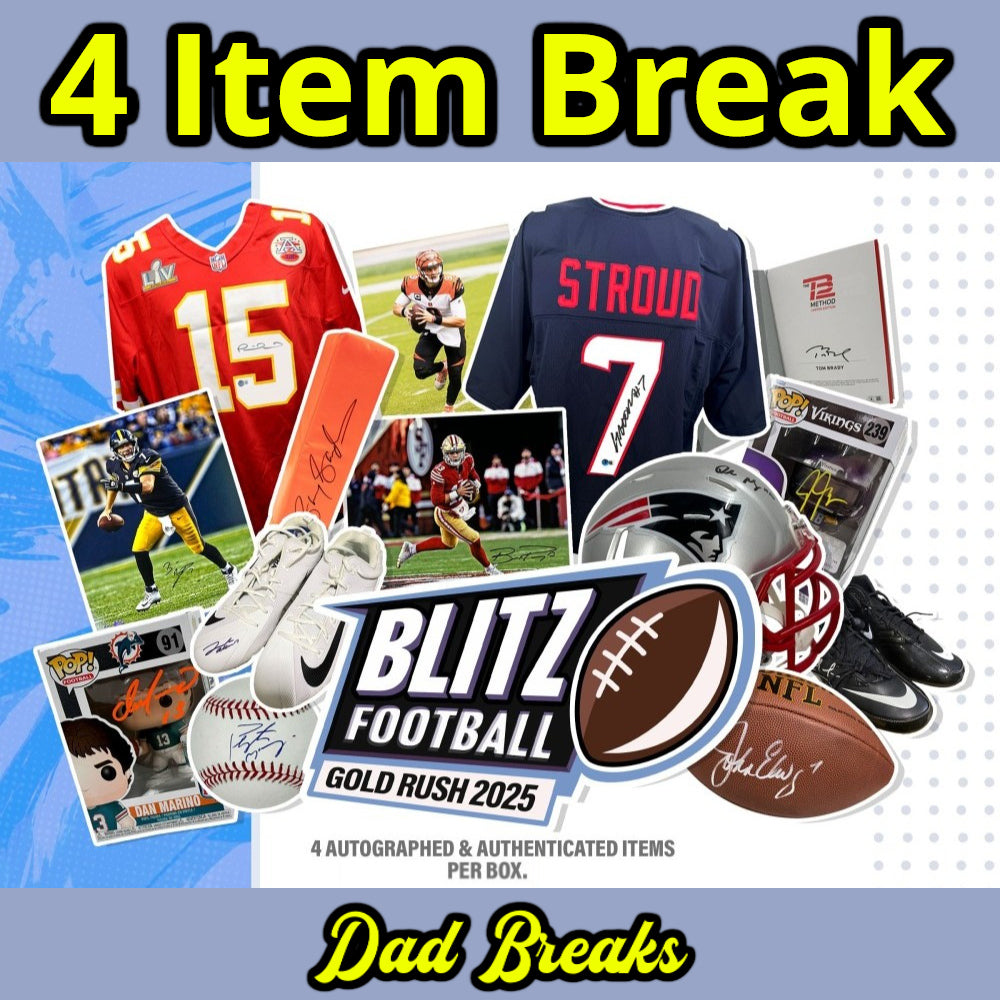 Dad Breaks Presents Live Autographed Sports Memorabilia Box Breaks ...