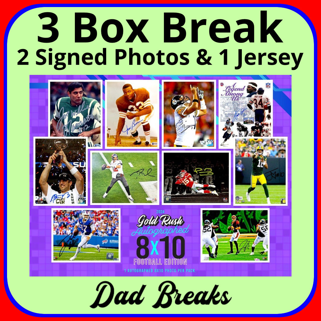Dad Breaks Presents Live Autographed Sports Memorabilia Box Breaks ...