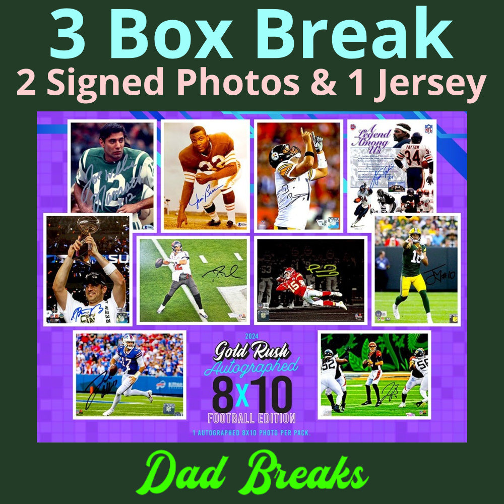 Dad Breaks Presents Live Autographed Sports Memorabilia Box Breaks ...
