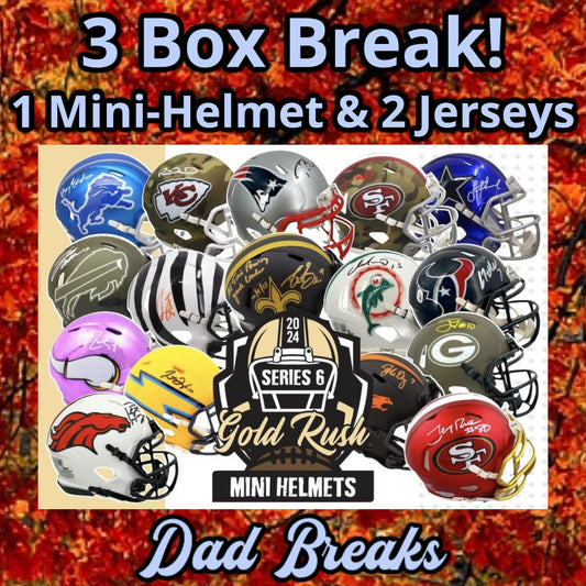 Dad Breaks Presents Live Autographed Sports Memorabilia Box Breaks ...