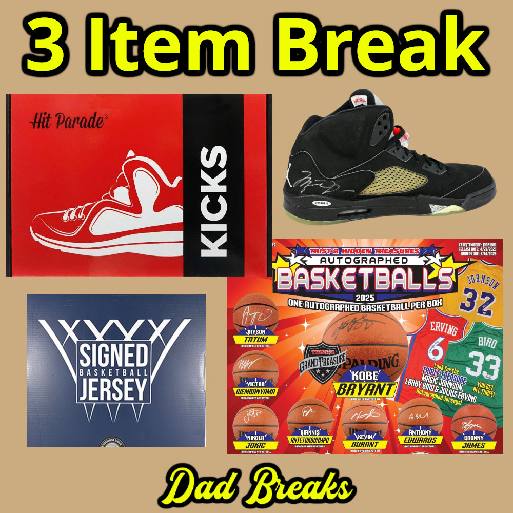 Dad Breaks Presents Live Autographed Sports Memorabilia Box Breaks ...