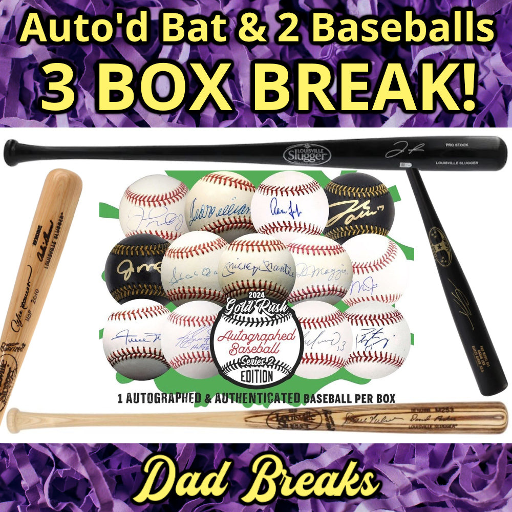 Dad Breaks Presents Live Autographed Sports Memorabilia Box Breaks ...