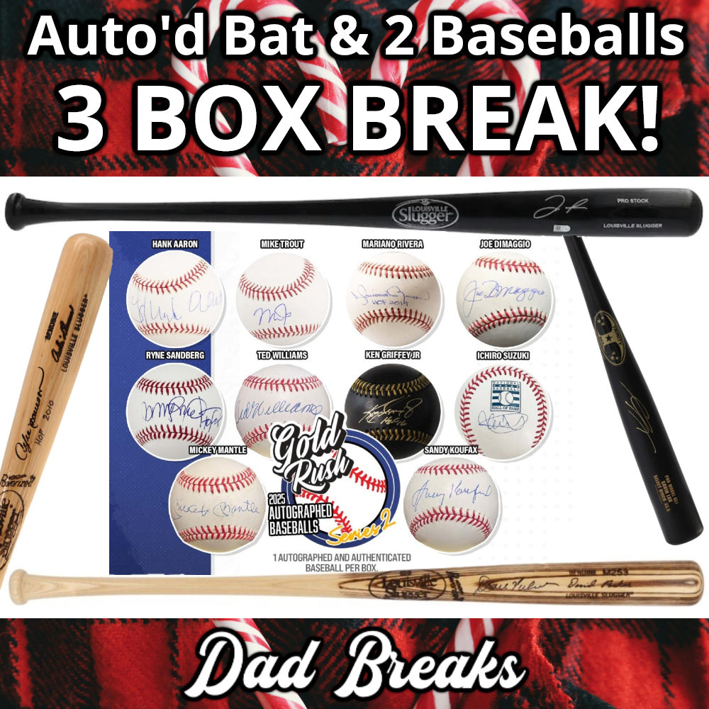 Dad Breaks Presents Live Autographed Sports Memorabilia Box Breaks ...
