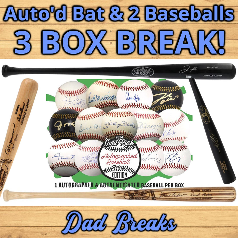 Dad Breaks Presents Live Autographed Sports Memorabilia Box Breaks ...