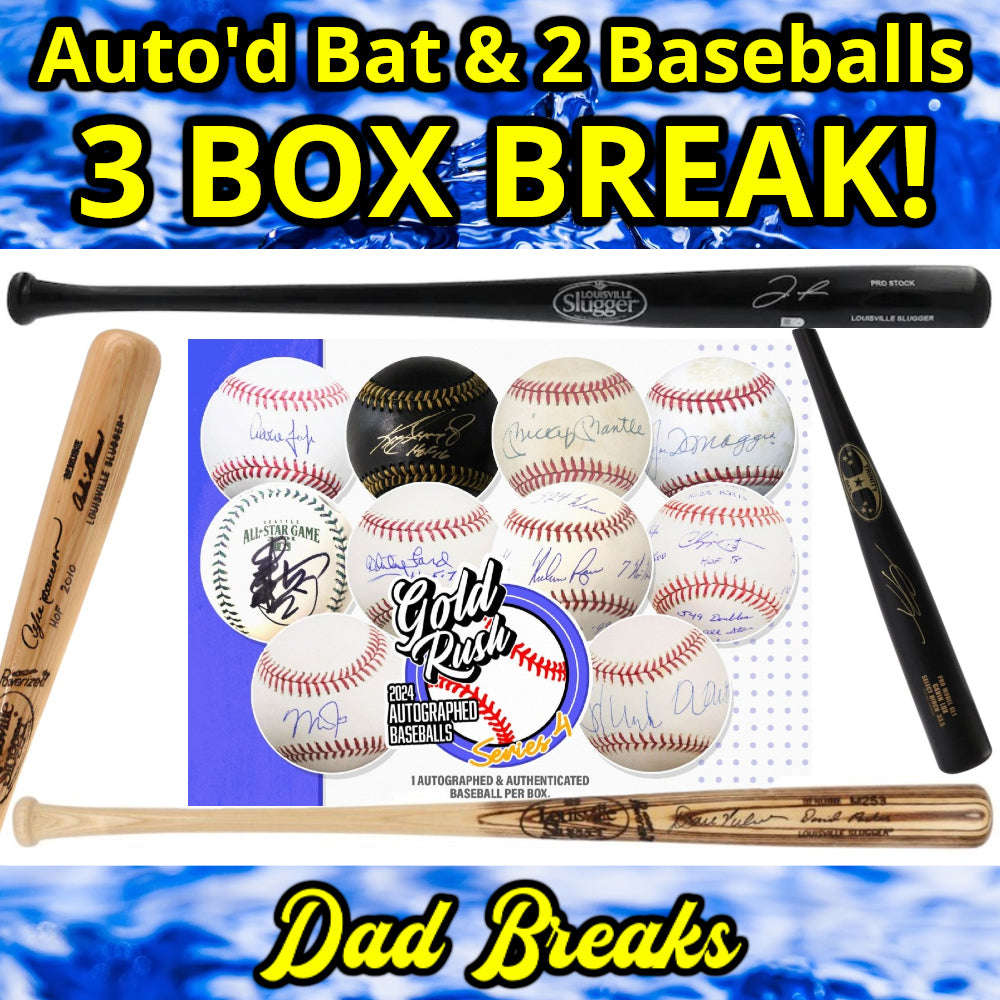 Dad Breaks Presents Live Autographed Sports Memorabilia Box Breaks ...