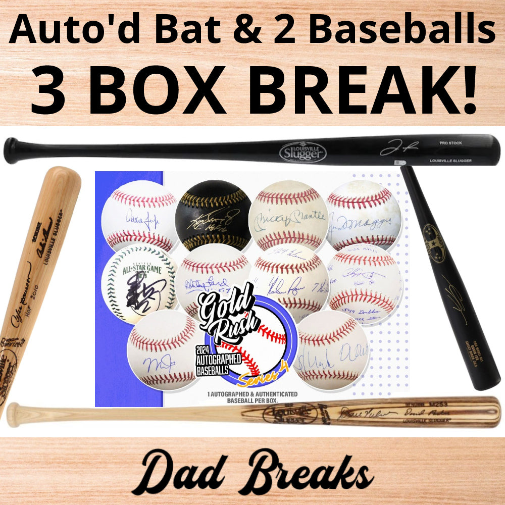 Dad Breaks Presents Live Autographed Sports Memorabilia Box Breaks ...