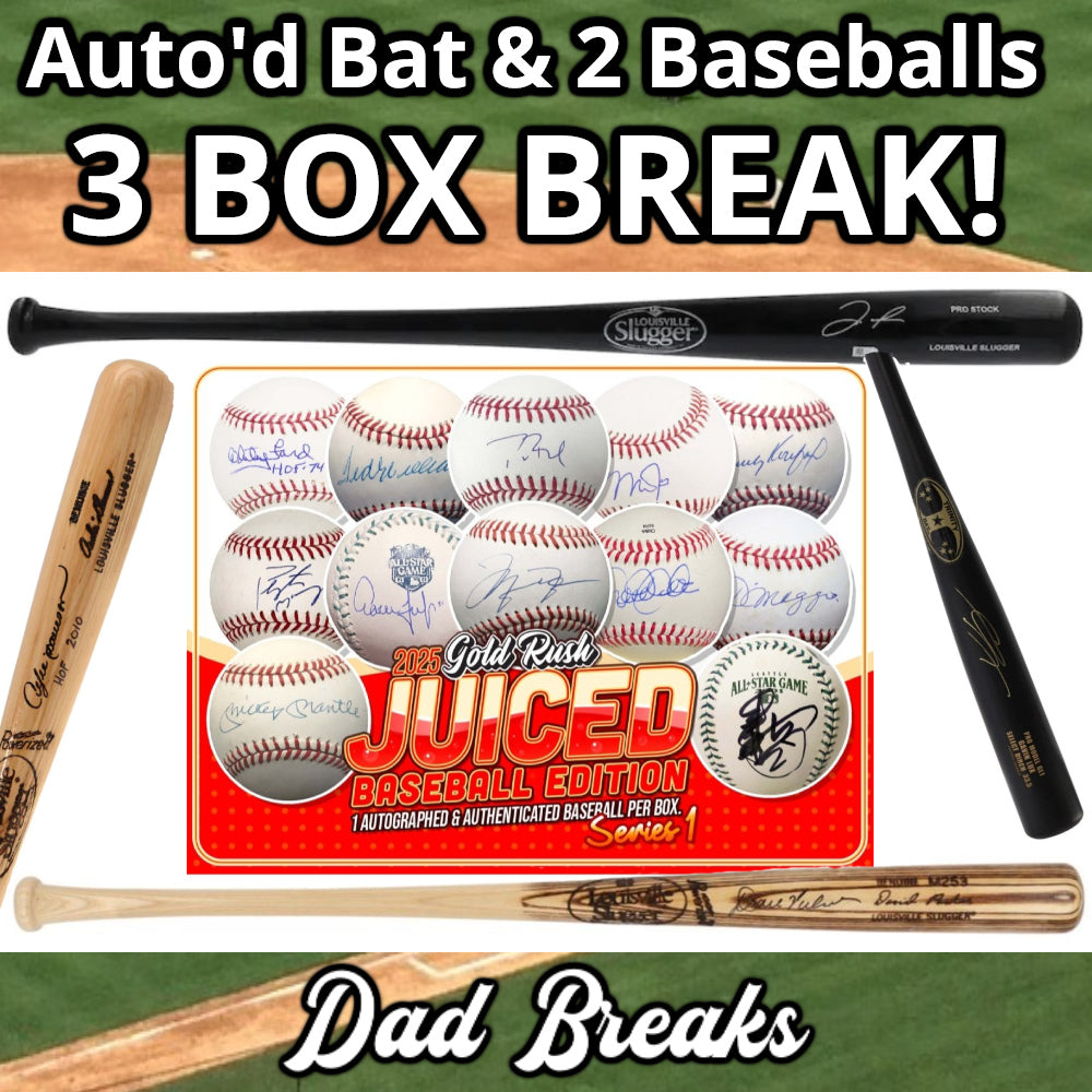 Dad Breaks Presents Live Autographed Sports Memorabilia Box Breaks ...