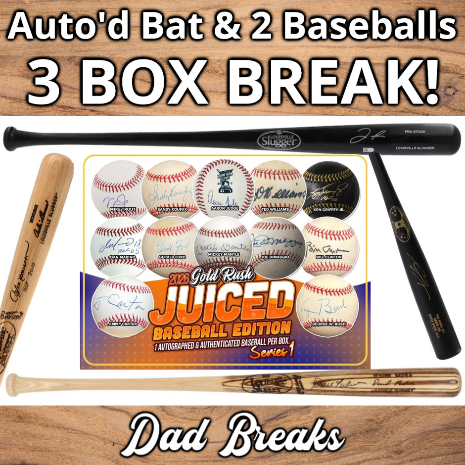 Dad Breaks Presents Live Autographed Sports Memorabilia Box Breaks ...