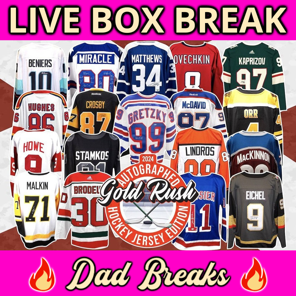 Dad Breaks Presents Live Autographed Sports Memorabilia Box Breaks ...