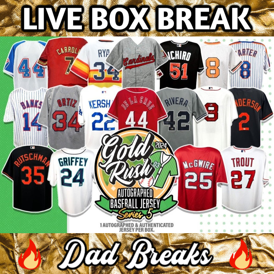Dad Breaks Presents Live Autographed Sports Memorabilia Box Breaks ...