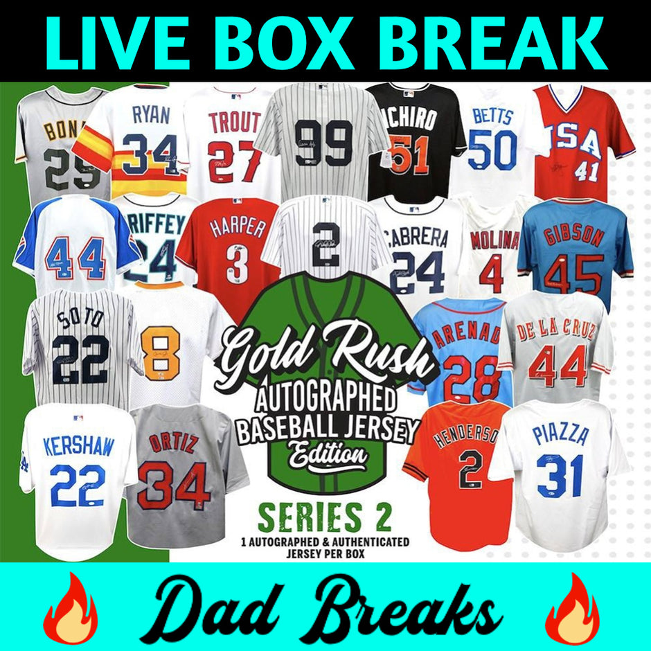 Dad Breaks Presents Live Autographed Sports Memorabilia Box Breaks ...