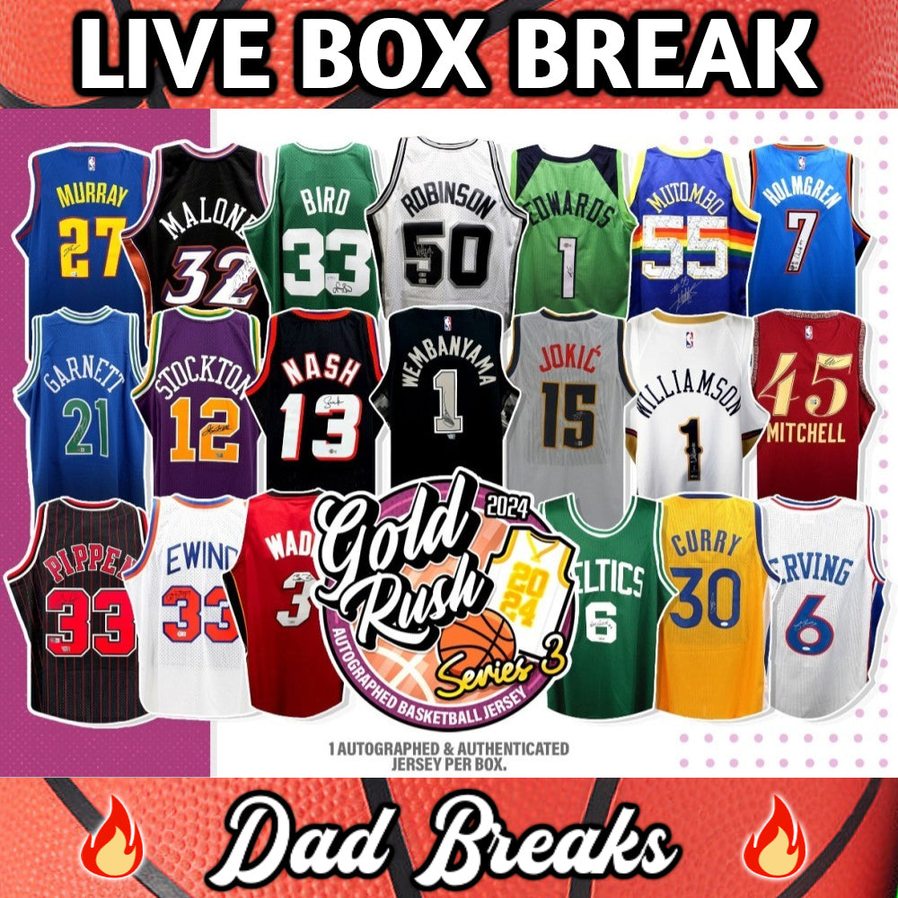 Dad Breaks Presents Live Autographed Sports Memorabilia Box Breaks ...