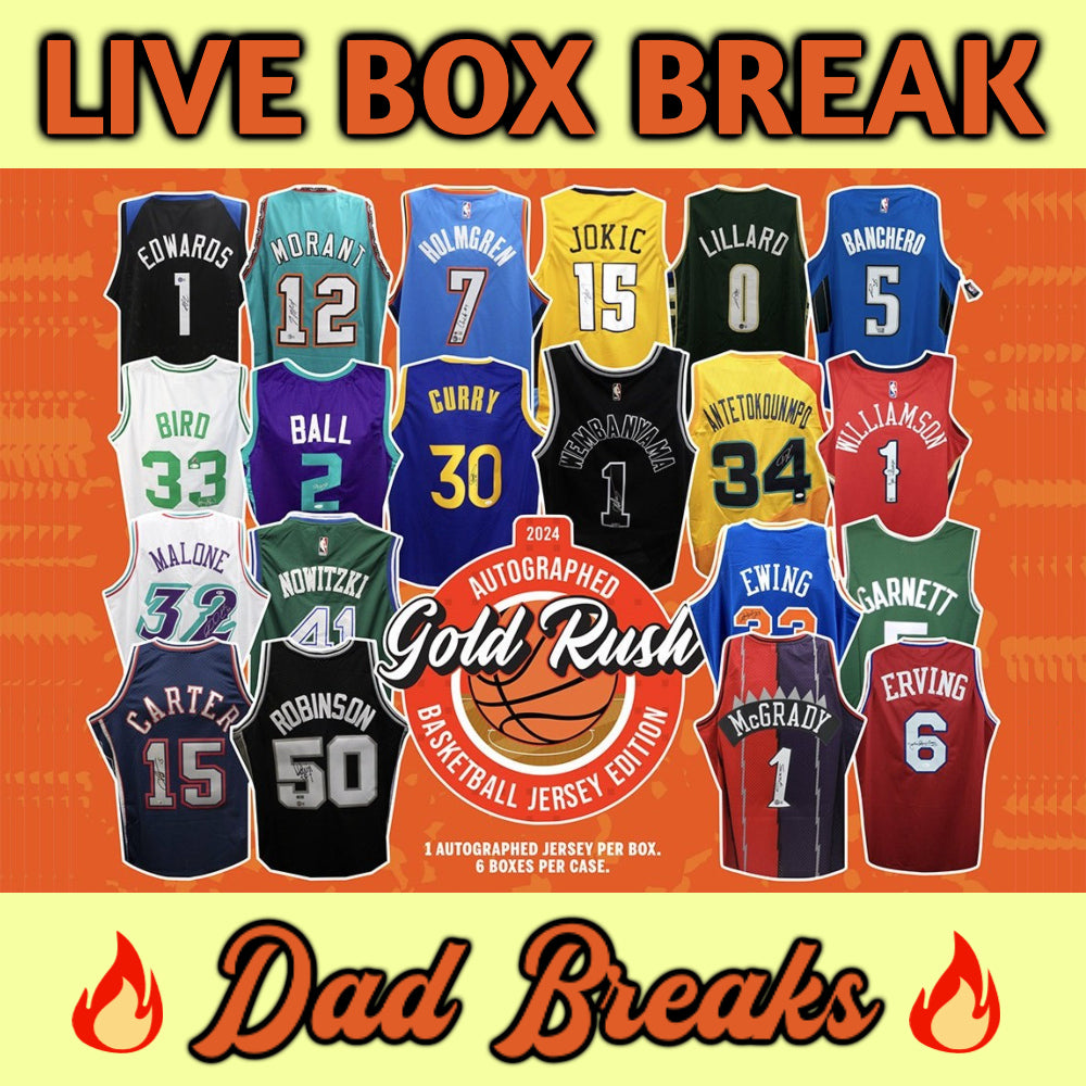 Dad Breaks Presents Live Autographed Sports Memorabilia Box Breaks ...